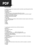 Immunology MCQs and Answers Quiz | PDF | Adaptive Immune System ...