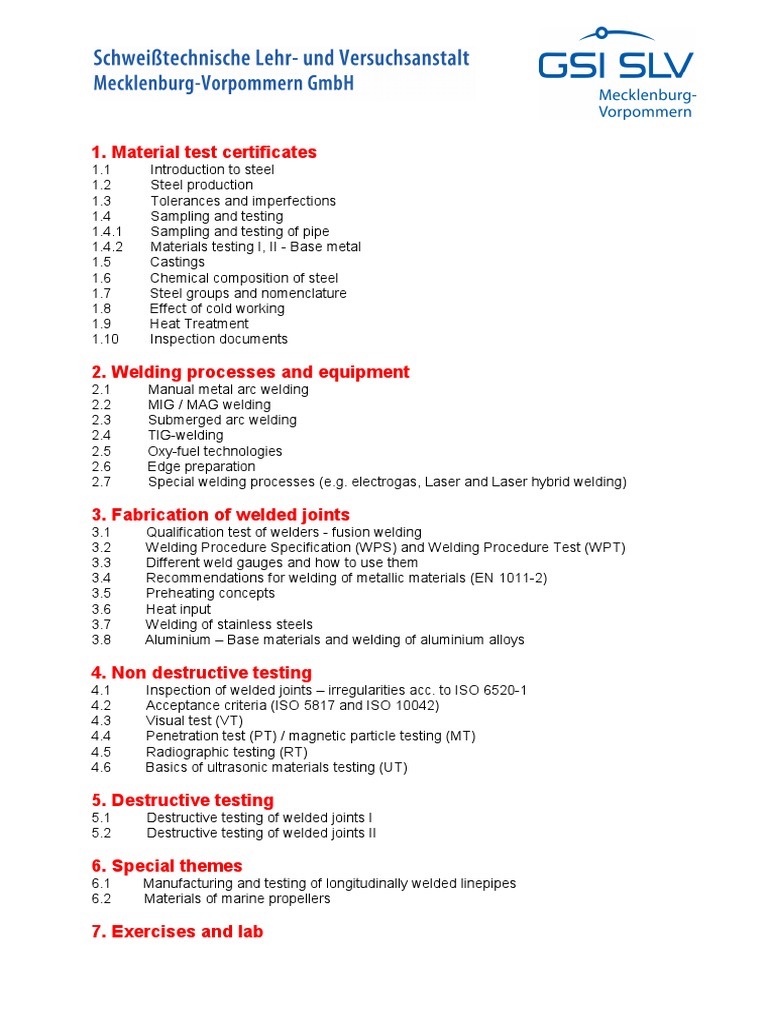 Material Test Certificates | PDF