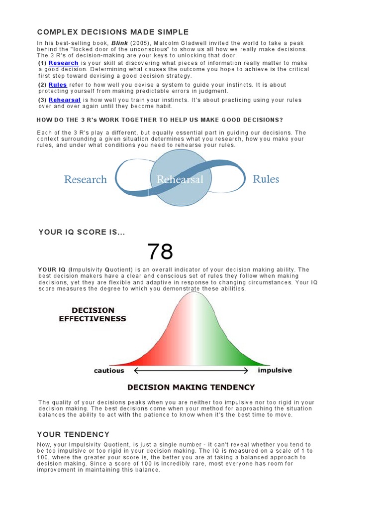 Making Complex Decisions Simple: A Guide to Improving Decision-Making ...