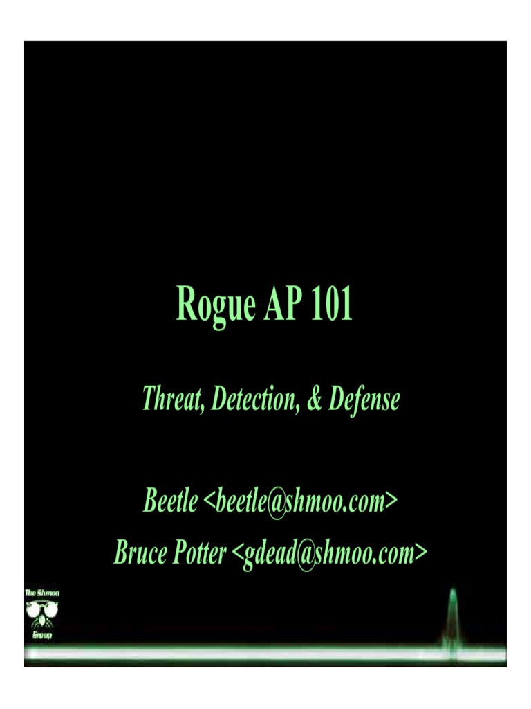 Rogue Access Points | PDF | Wi Fi | Wireless Access Point