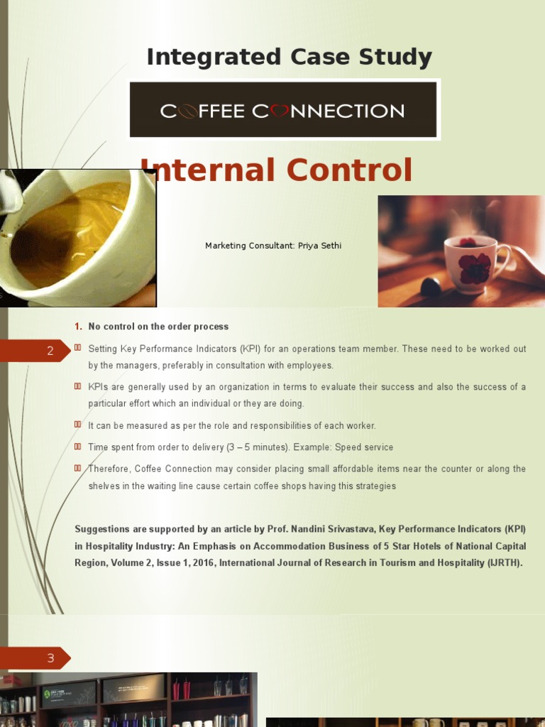 Integrated Case Study - Coffee Connection Internal Controls | PDF