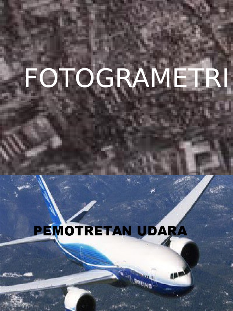 [DOKUMEN]: Metode Pengambilan Data Geospasial dengan Fotogrametri | PDF