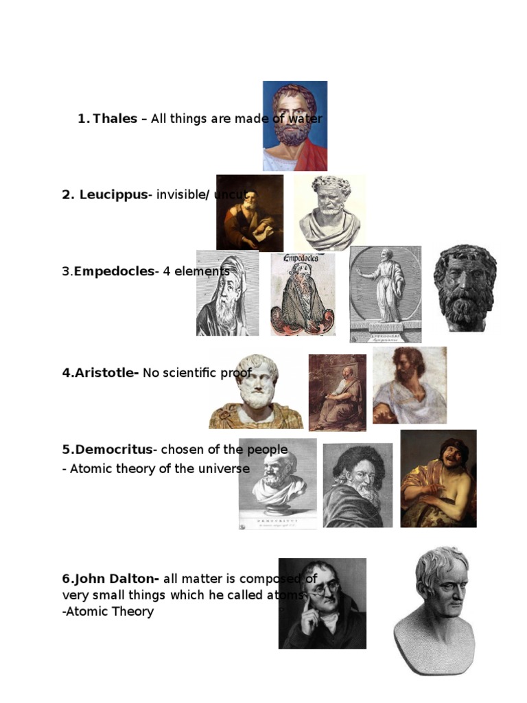 Scientists and Their Contribution | PDF