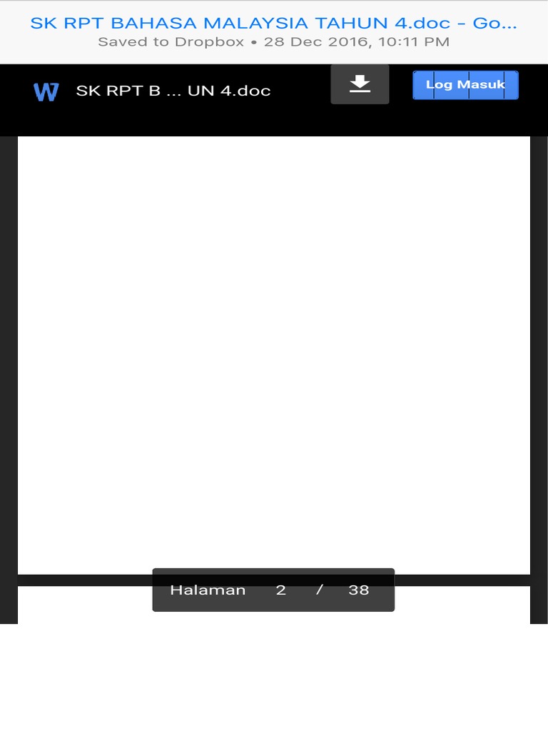 SK RPT Bahasa Malaysia Tahun 4.doc - Google Drive | PDF