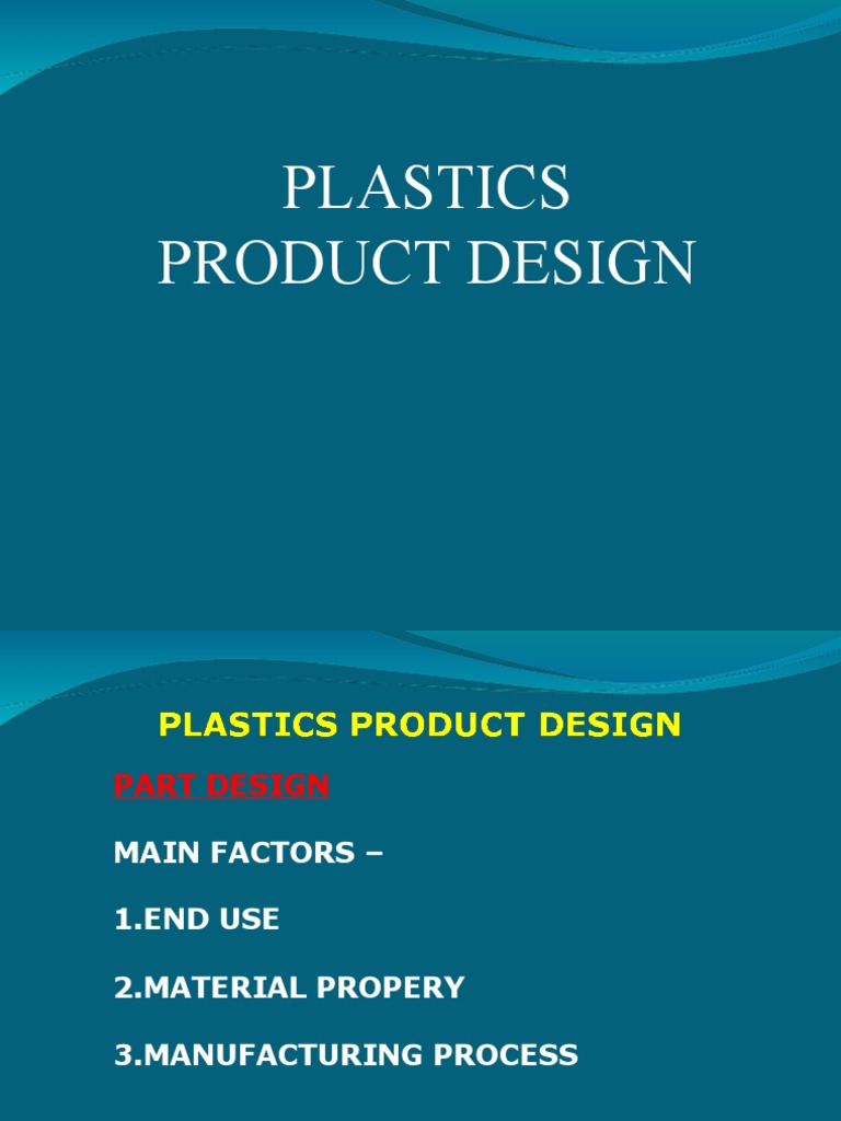 Plastic Product Design. | PDF | Materials Science | Industrial Processes