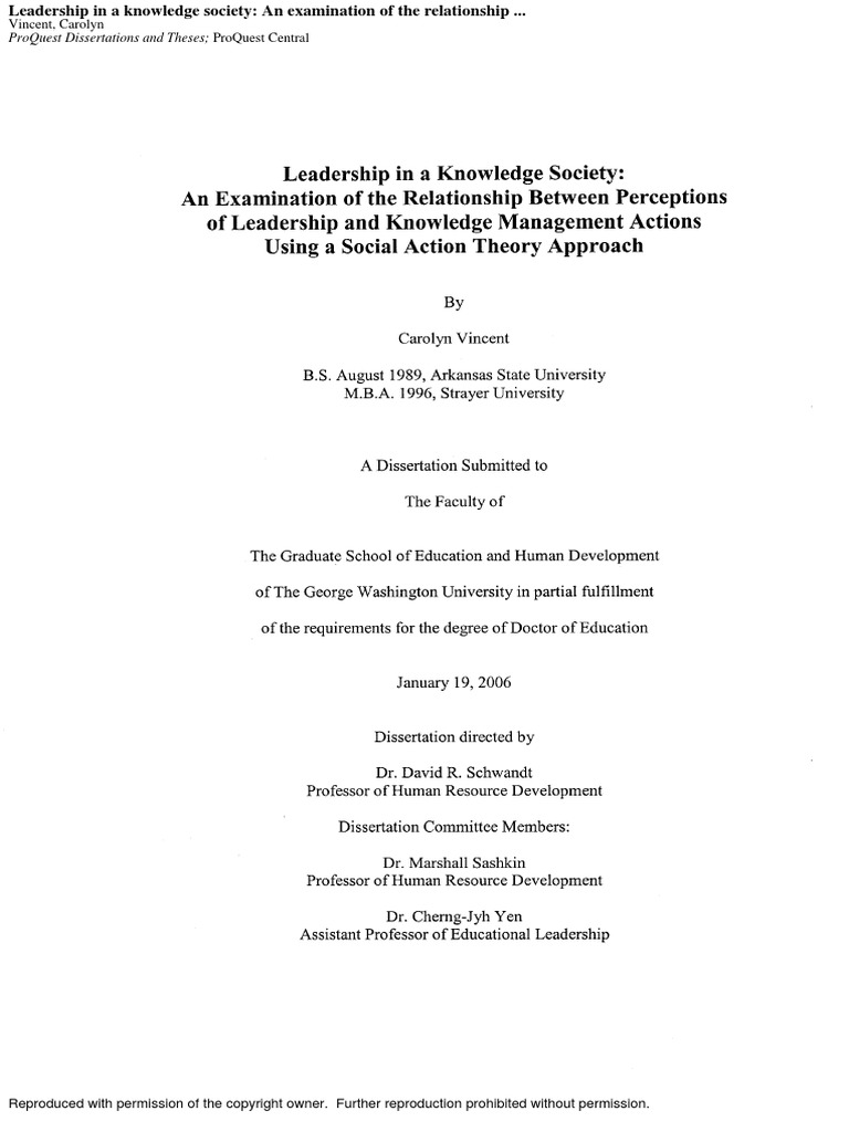 Proquest Dissertations and Theses Proquest Central | PDF | Copyright ...