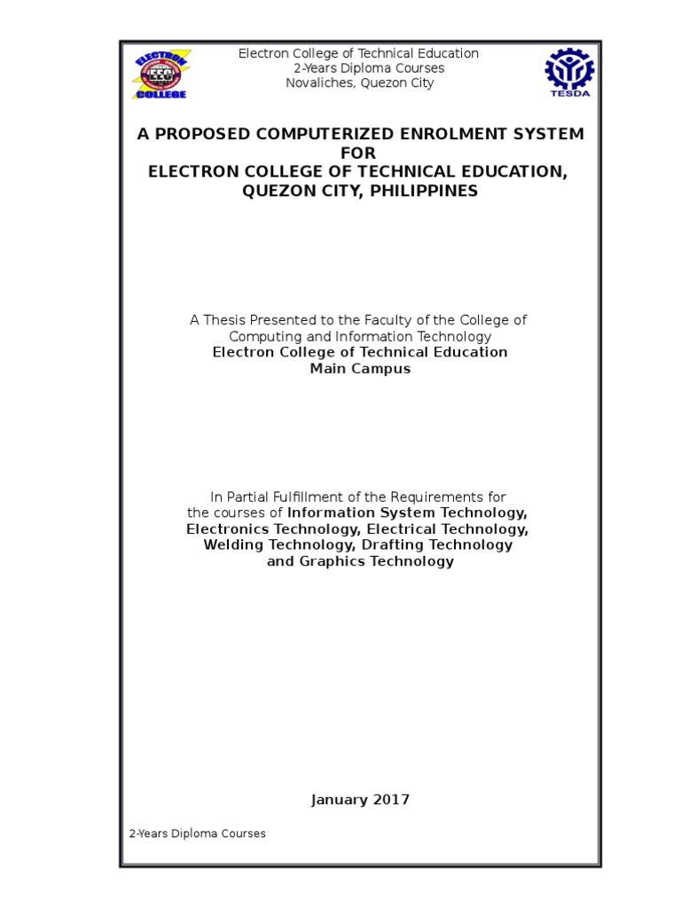 Computerized Grading System Of Pdf System Thesis