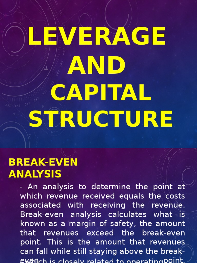 Leverage AND: Capital Structure | PDF | Capital Structure | Business ...