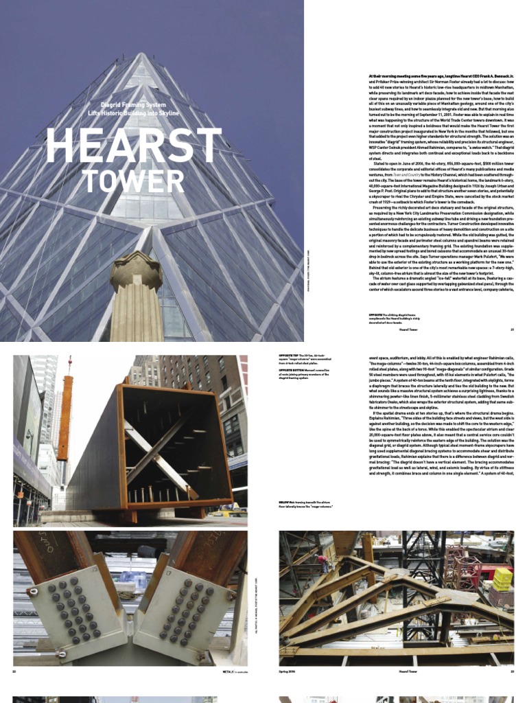 Hearst Tower PDF | PDF | Framing (Construction) | Manhattan