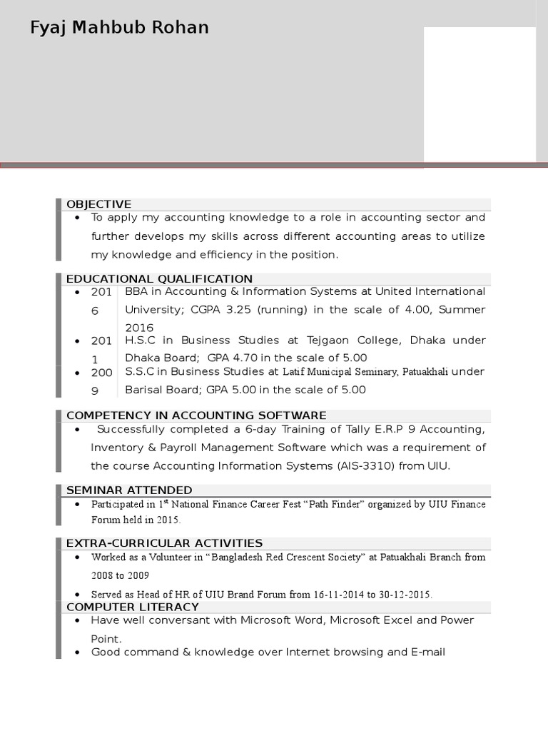 CV of Ariful Islam | PDF