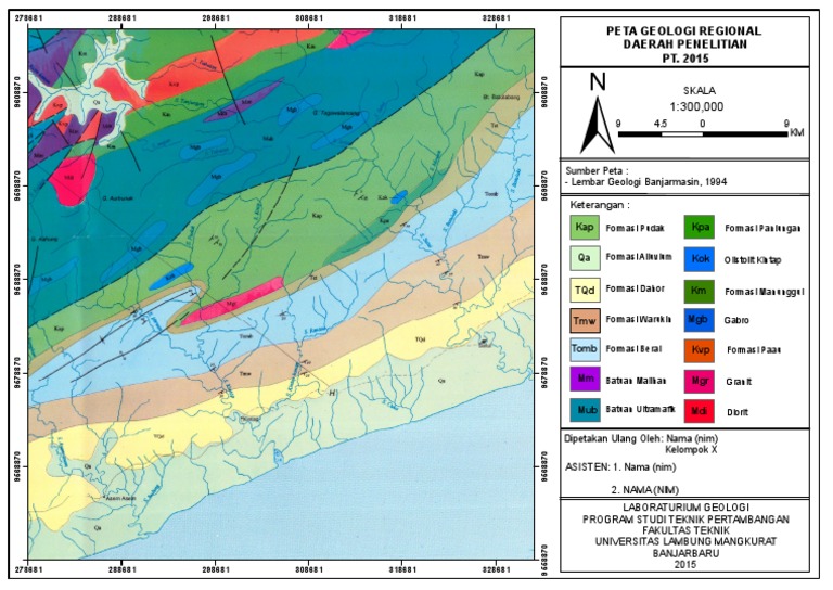 Peta Geologi GD PDF | PDF | Sains & Matematika