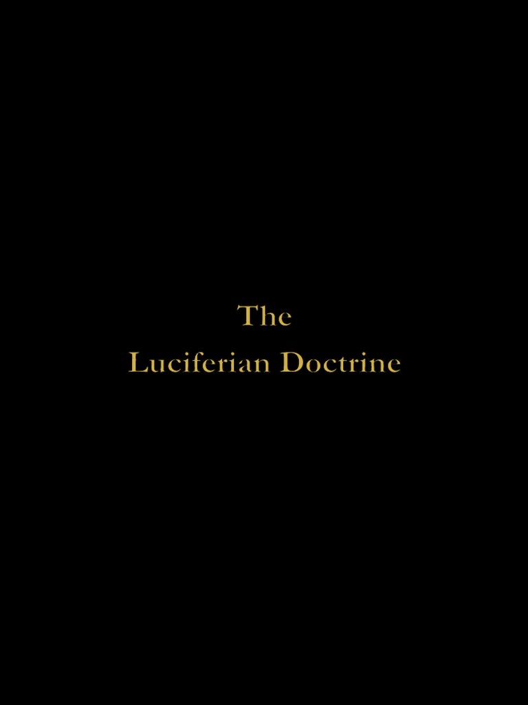 The Luciferian Doctrine | PDF | Conscience | Morality