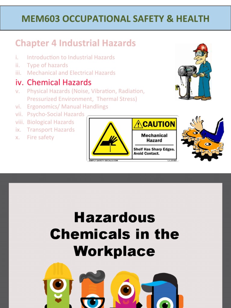 Chapter 4.2 Chemical Hazards | Dangerous Goods | Prevention