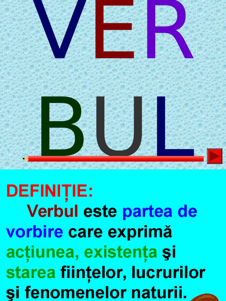 verbul Clasa III