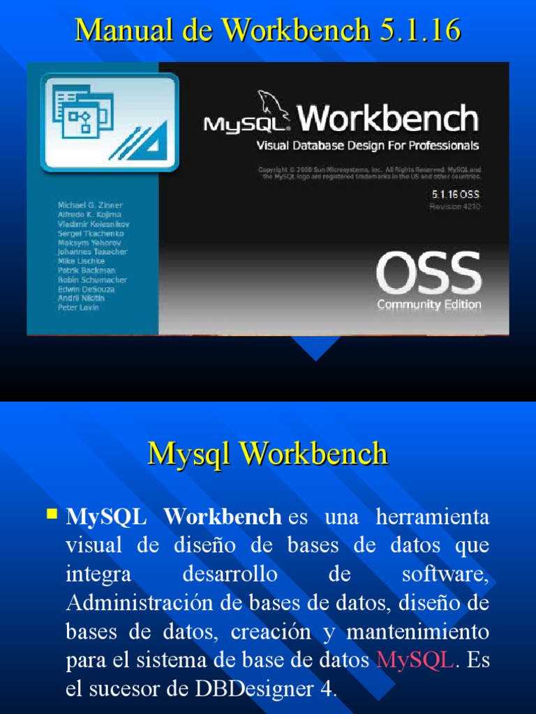 Manual Workbench | PDF | Tabla (base de datos) | SQL