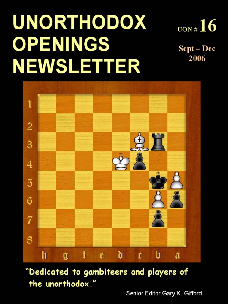 16 Sept 2006 PDF | PDF | Chess Openings | Chess Theory
