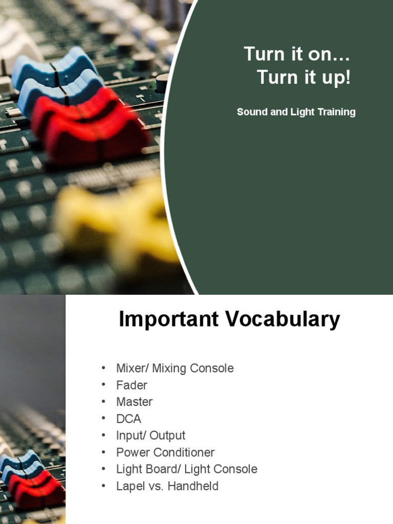 Turn It On... Turn It Up! | PDF