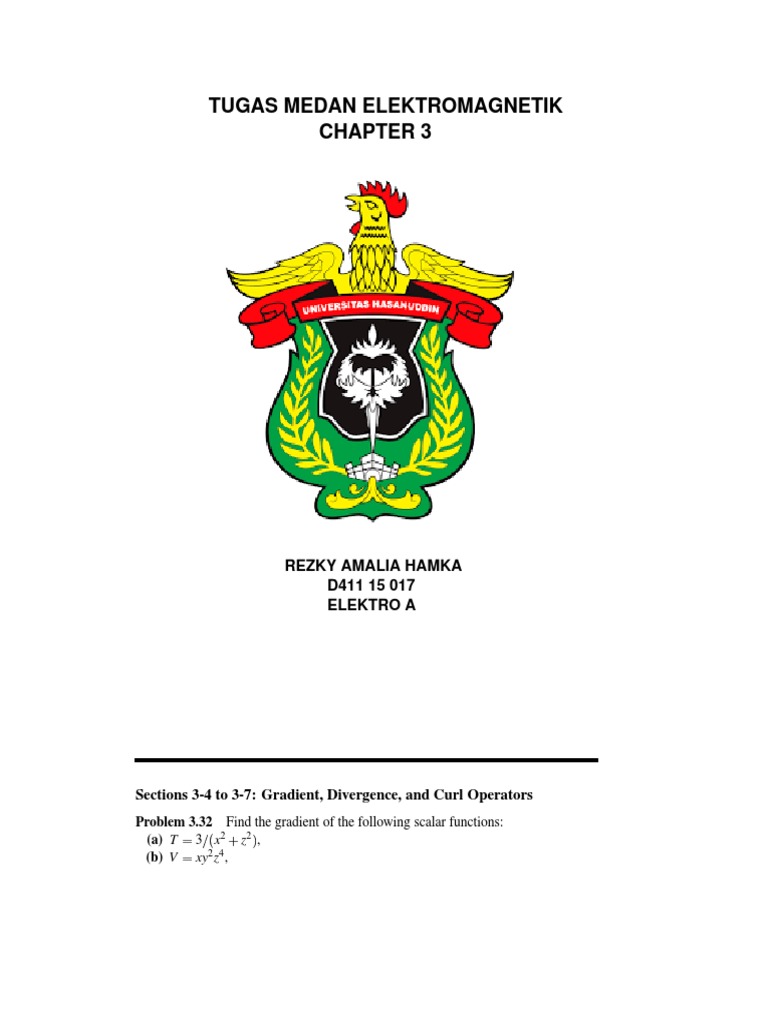 Rezky Amalia Hamka - D41115017 PDF | PDF | Trigonometric Functions | Divergence
