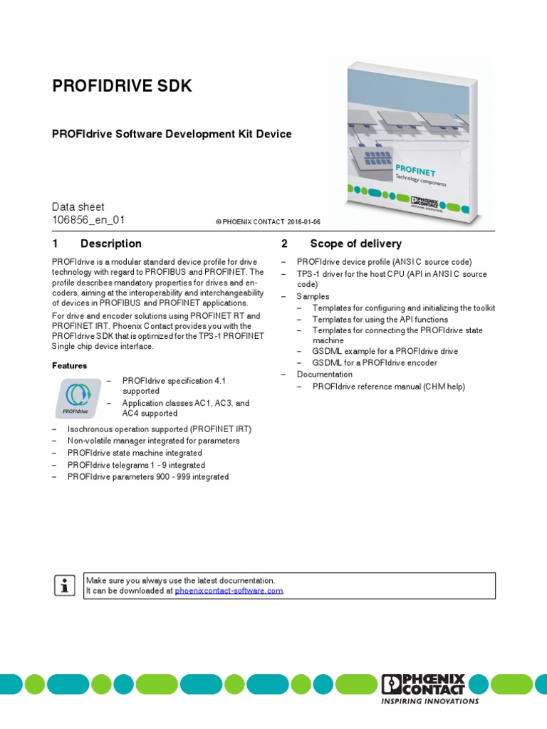Profidrive SDK: Profidrive Software Development Kit Device | Download Free PDF | Application ...