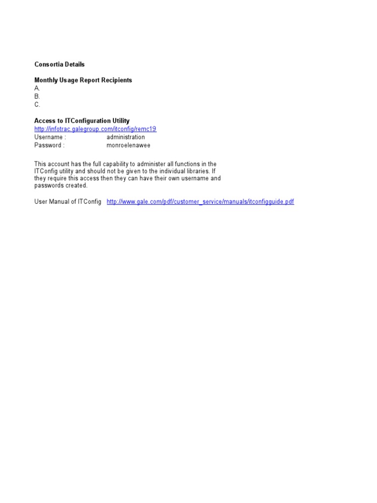 Gale Usernames Passwords | PDF | User (Computing) | Security Engineering