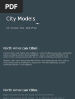 Internal Structure of Cities Models | PDF | Economies | Urbanization