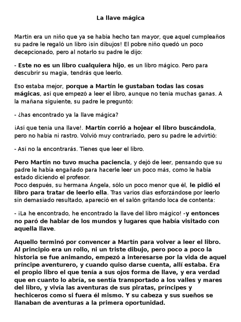 La Llave Mágica | PDF | Ocio
