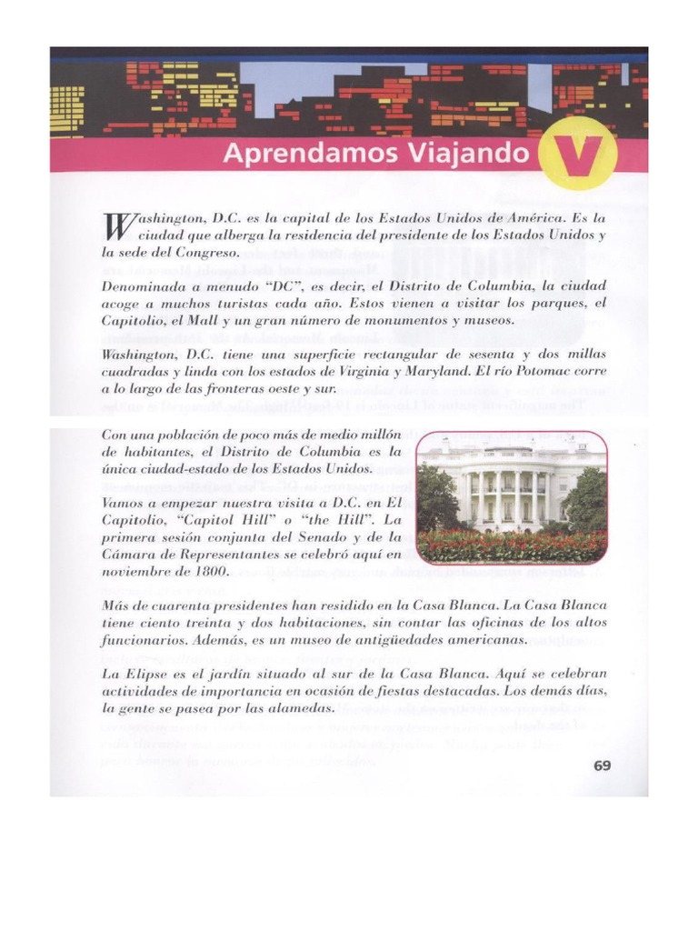 Aprender Viajando 1 Washington DC | PDF