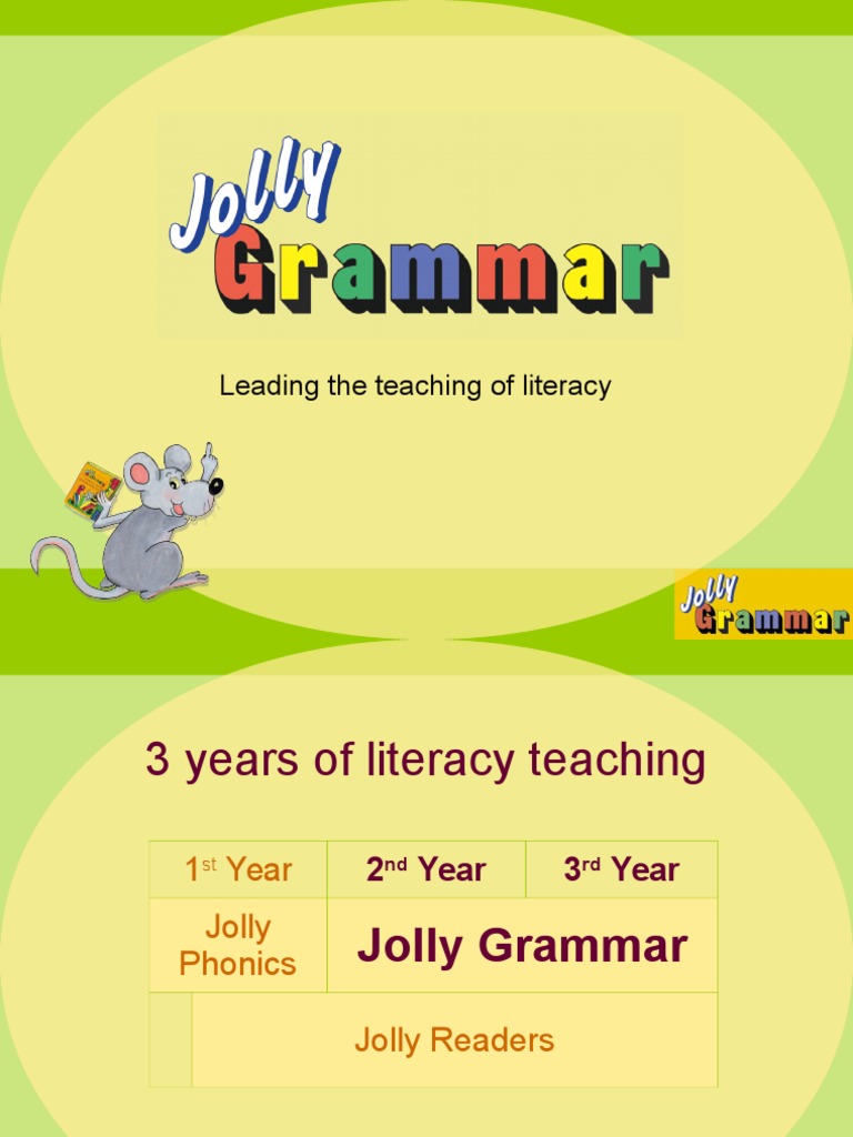 Jolly Grammar Presentation | PDF | Adjective | Syntactic Relationships