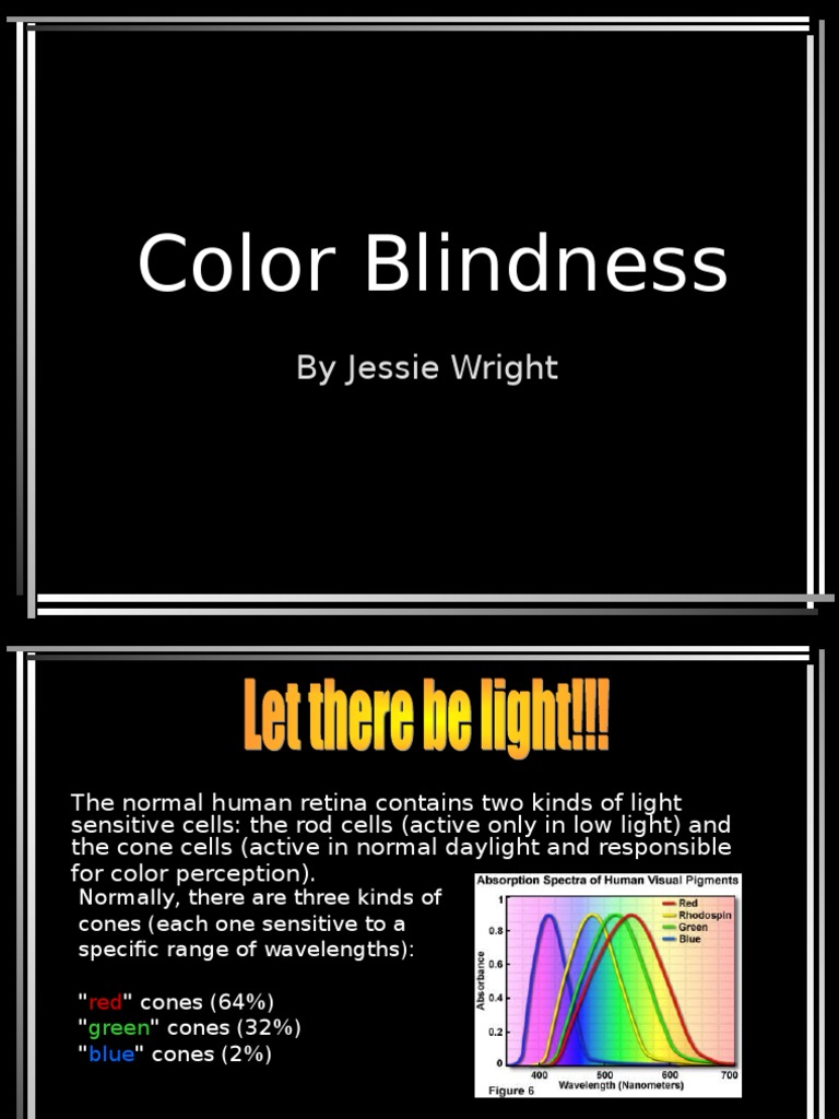 Color Blindness.ppt | Visual System | Color