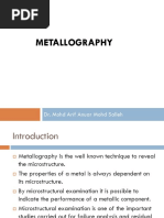 Metallography Experiment Report | PDF | Microscope | Microscopy