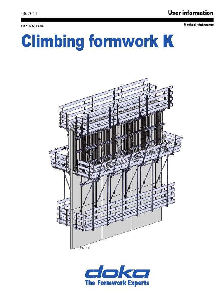 DOKA Formwork - Climbing Calculation | PDF | Scaffolding | Screw