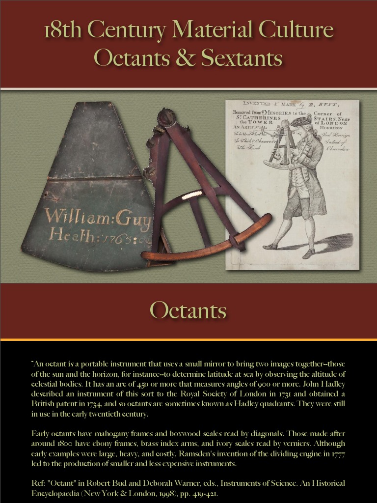 Naval - Navigation - Octants | PDF | Measuring Instrument | Tools