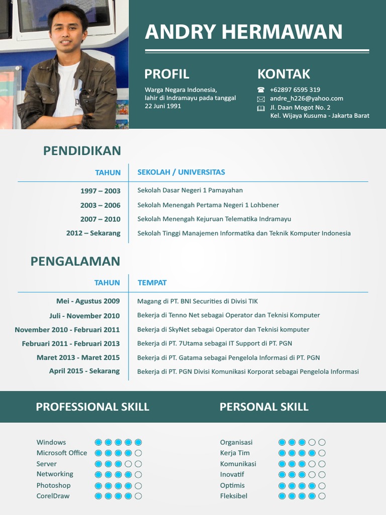 CV Andry Hermawan | PDF