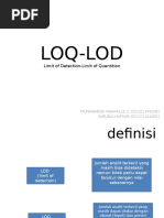 LOD & LOQ: Pentingnya dalam Pengujian | PDF