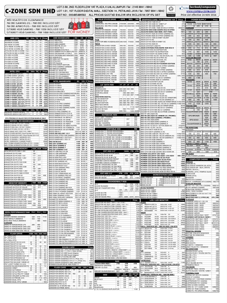 C-Zone Nov 25 | PDF | Wi Fi | Modem