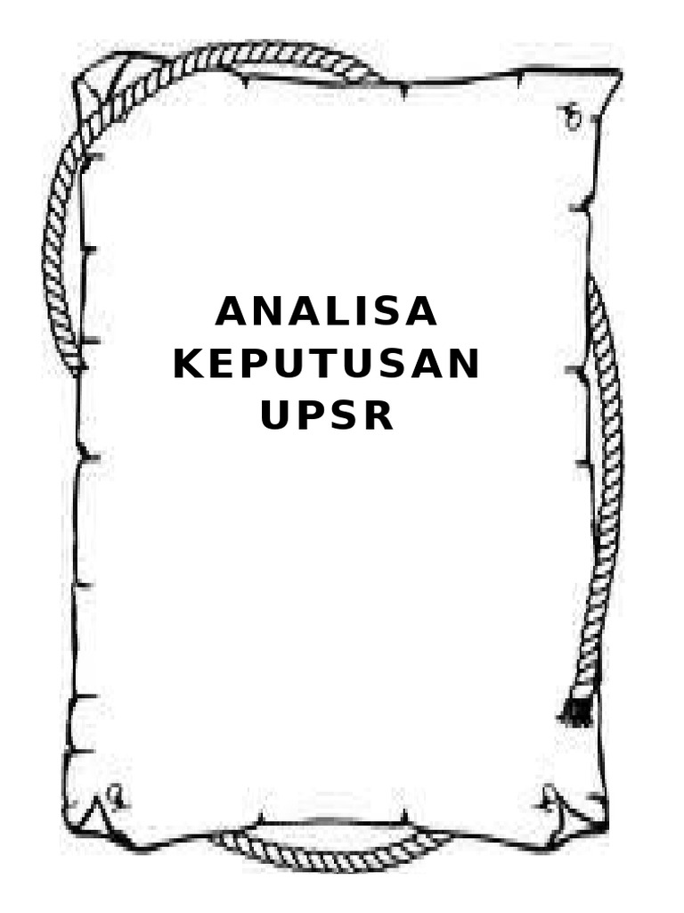 Analisa Keputusan Upsr | PDF