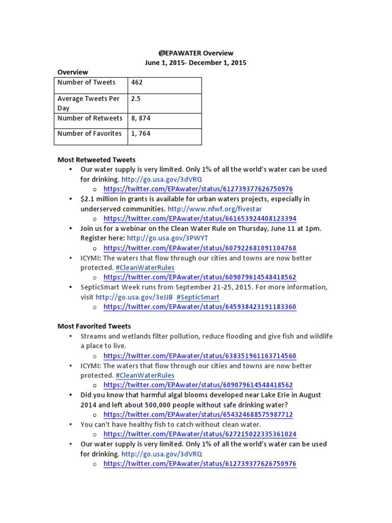 Epawater Overview | PDF | Home & Garden