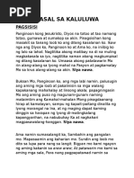 Tagalog Rosary Guide | PDF