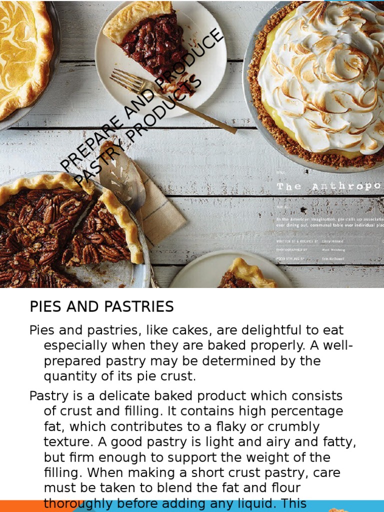 Guide to Preparing Pastry Products | PDF