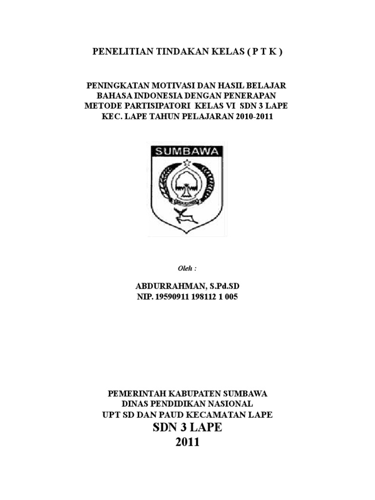 Contoh PTK | PDF