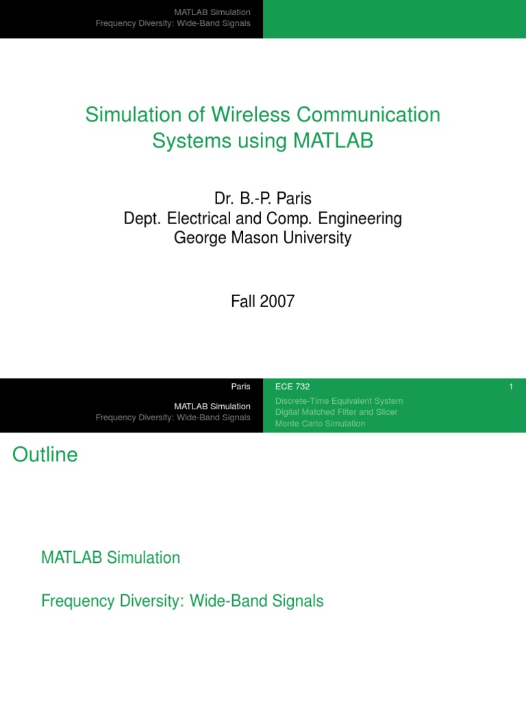 Simulation Of A Bpsk Communication System Using Matlab To Determine Bit Error Rate Pdf