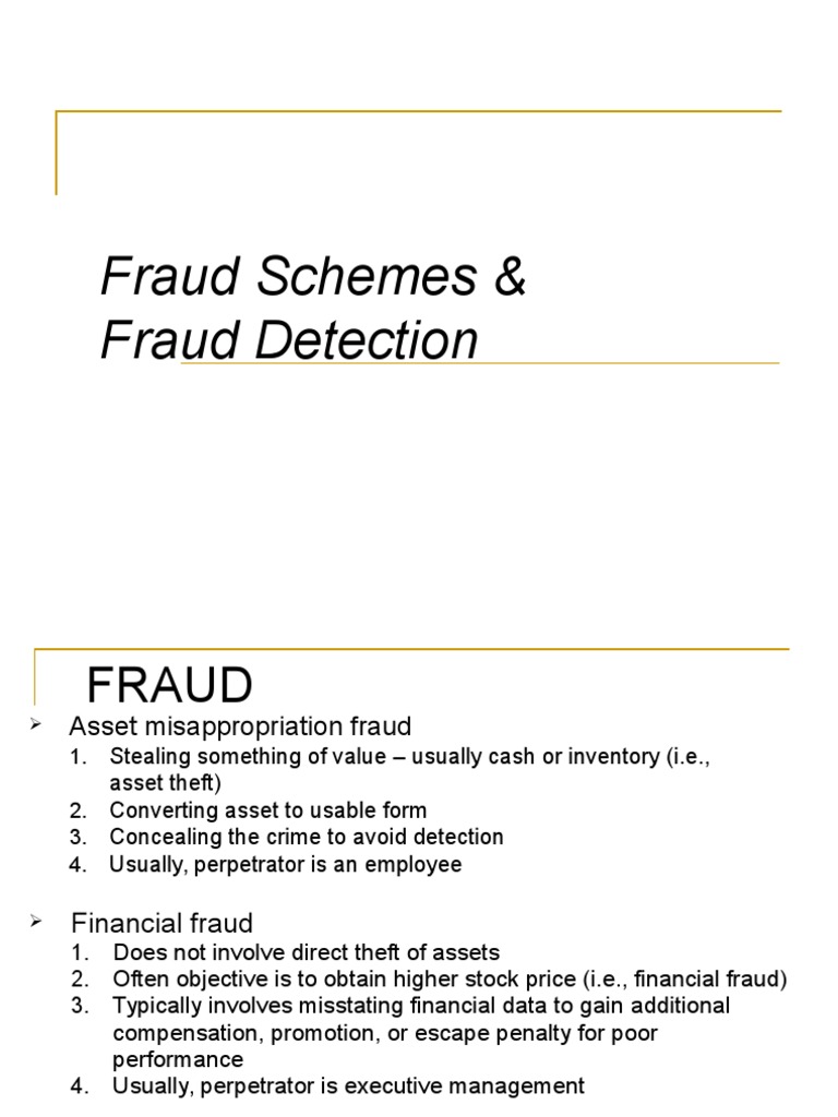 Ethics Fraud Schemes and Fraud Detection | PDF | Fraud | Risk