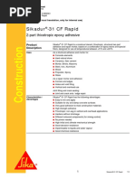 Sikaquick - 1000 | PDF | Concrete | Strength Of Materials
