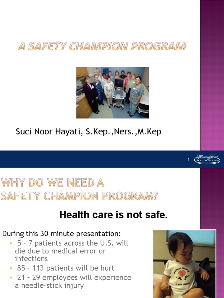 Champion Patient Safety | PDF | Patient Safety | Safety
