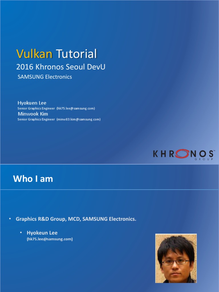 Vulkan Tutorial (By SAMSUNG Electronics) | PDF