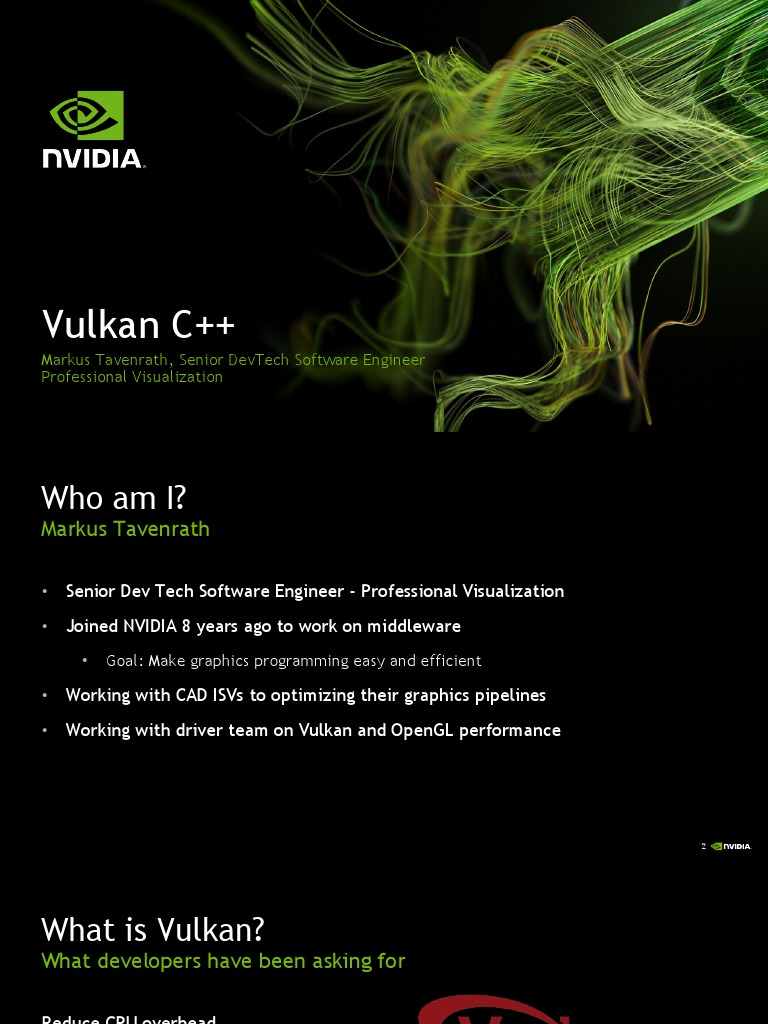 Vulkan in C++ (By Nvidia) | PDF | Shader | Constructor (Object Oriented Programming)