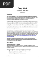 Deep Work PDF | PDF | Disciplines | Flow (Psychology)