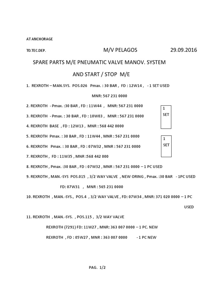 Me Pneumatic System | PDF