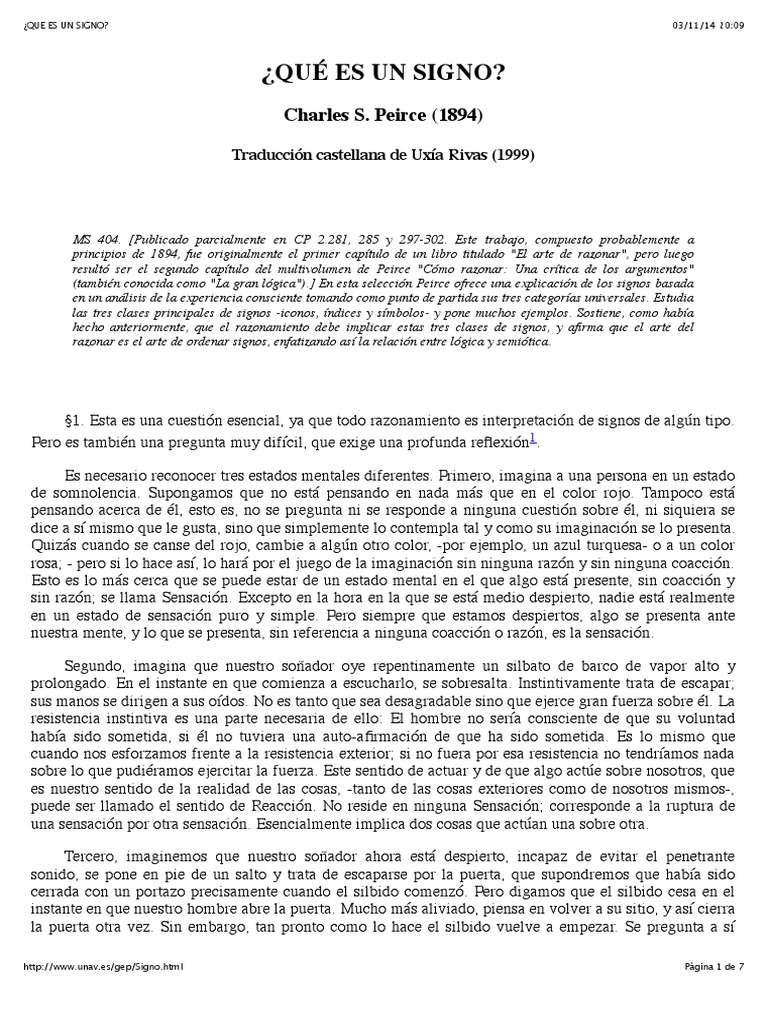 ¿Qué Es Un Signo? | PDF | Los símbolos | Mapa