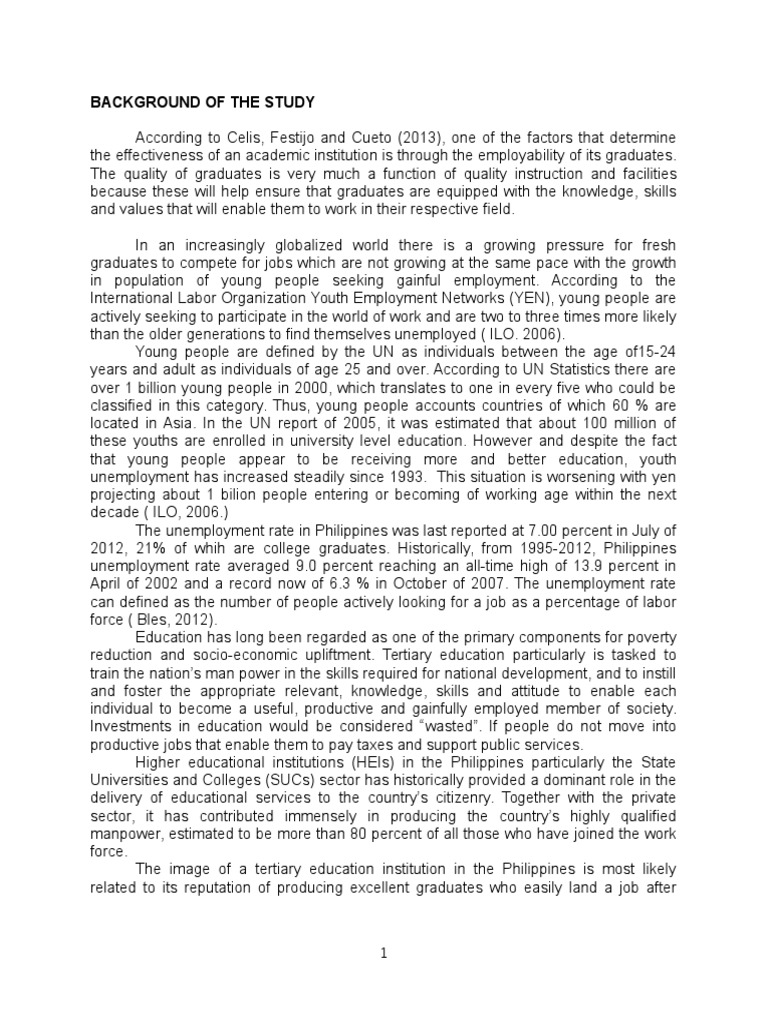 SKSU Nursing Graduates' Employability Study | PDF | Unemployment ...